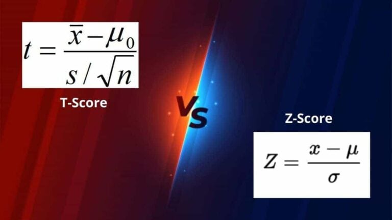 What Is The Difference Between T Score VS Z Score? - StatAnalytica