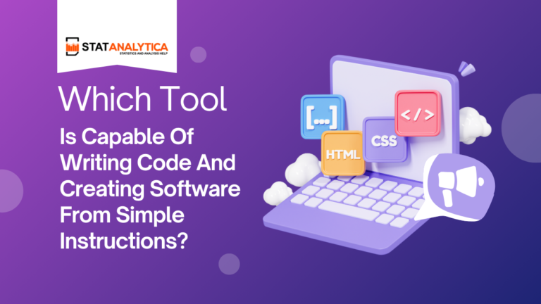 Which Tool Is Capable Of Writing Code And Creating Software From Simple ...