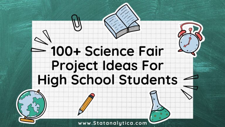 100+ Science Fair Project Ideas For High School Students