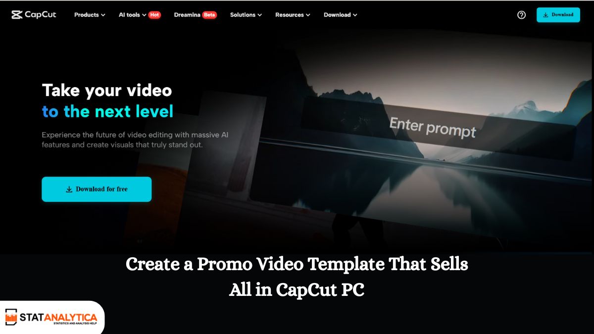 Create a Promo Video Template That Sells – All in CapCut PC
